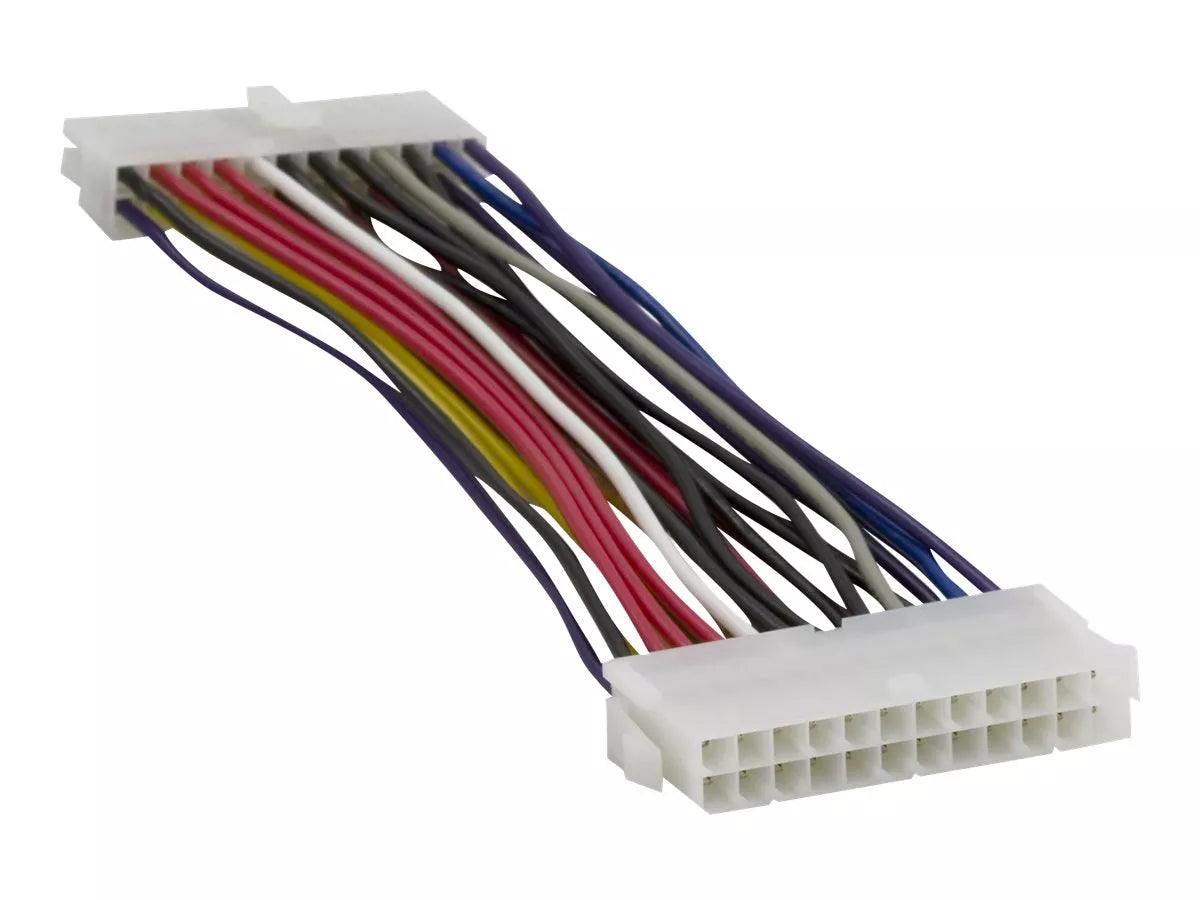 Deltaco DEL-115D 24-pin til 24-pin strømforlengelseskabel — Rebuild IT